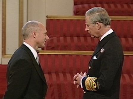 Gelder Group | News - Steve Gelder collects MBE from HRH Prince Charles